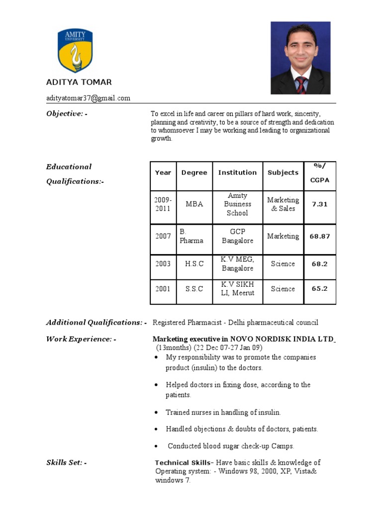 Aditya Tomar New Amity Format | PDF | Software | Computing