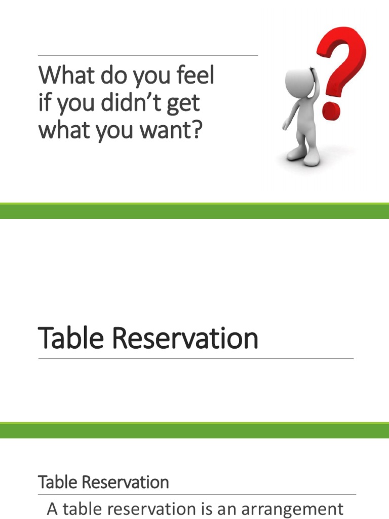 Table Reservation | PDF | Restaurants | Business