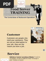 Hostess Training Manual | PDF | Menu | Etiquette