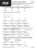 Instructions: Logiqids Logical Reasoning Exam - Sample Paper Grade 6 ...
