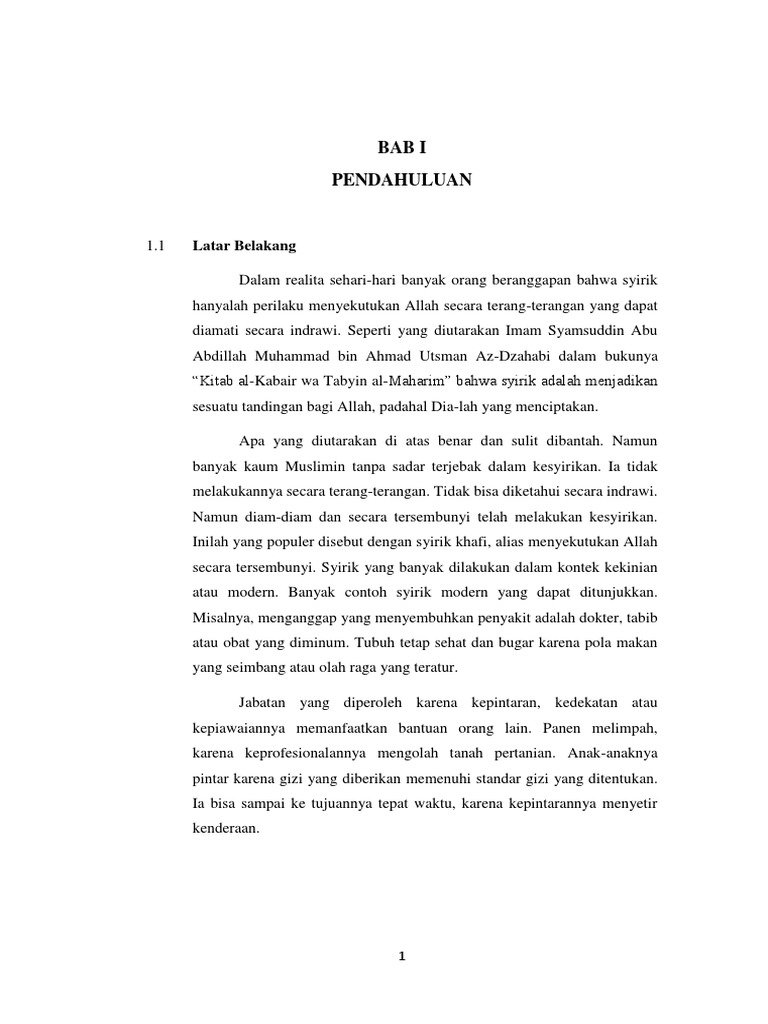 Syirik Zaman Modern | PDF | Pengembangan Diri | Agama & Spiritualitas
