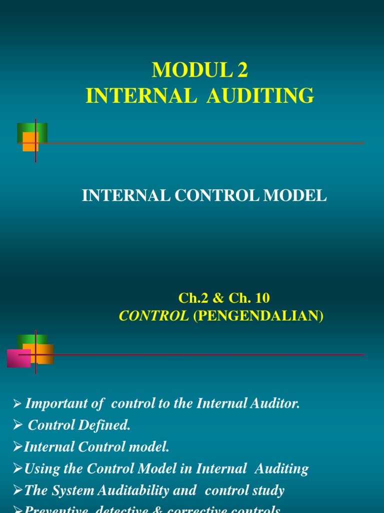 Modul 2 - Internal Control Model | PDF