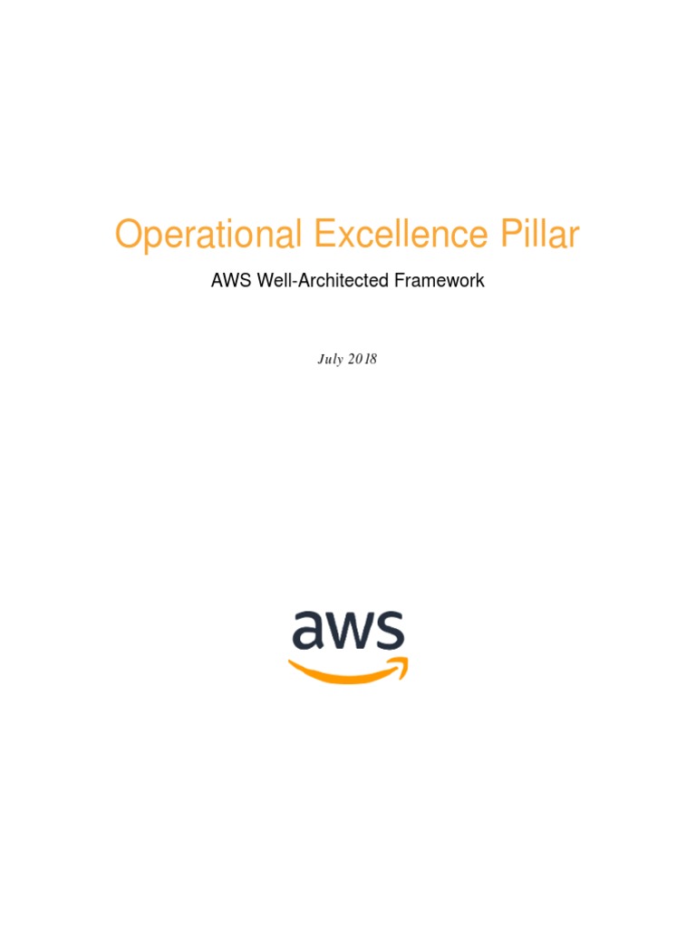 AWS Operational Excellence Pillar PDF | PDF | Amazon Web Services ...