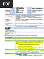Grade 9 Lesson - Momentum | PDF | Momentum | Lesson Plan