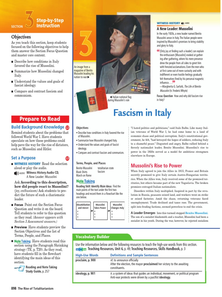 Mussolini PDF | PDF | Fascism | Benito Mussolini
