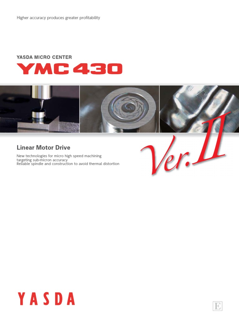 YMC430 e | PDF | Cartesian Coordinate System | Machining