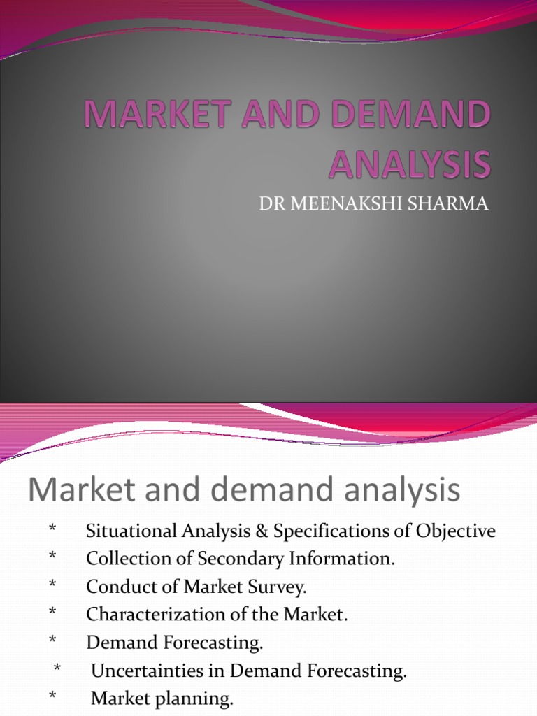 Market Demand Analysis Techniques | PDF | Forecasting | Demand