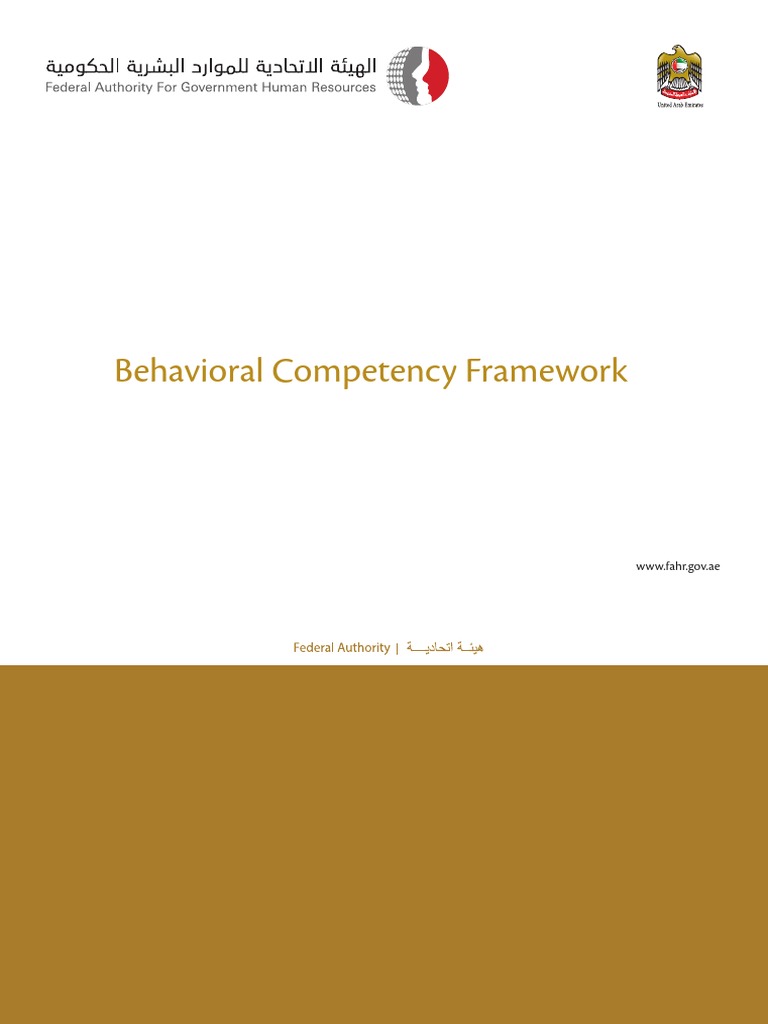 UAE Behavioral Competency Framework | PDF | Competence (Human Resources ...