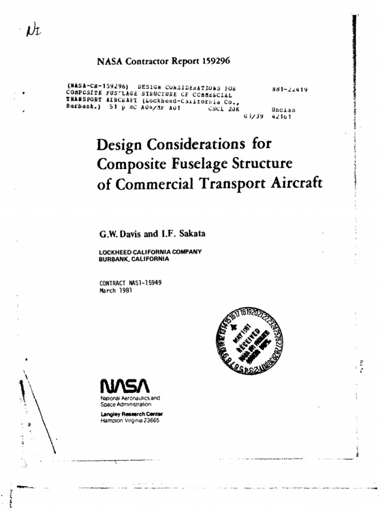 Fuselage Design Consideration | PDF | Fuselage | Composite Material