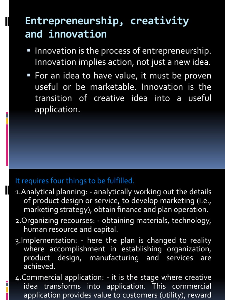Enterch 1 | Download Free PDF | Entrepreneurship | Innovation