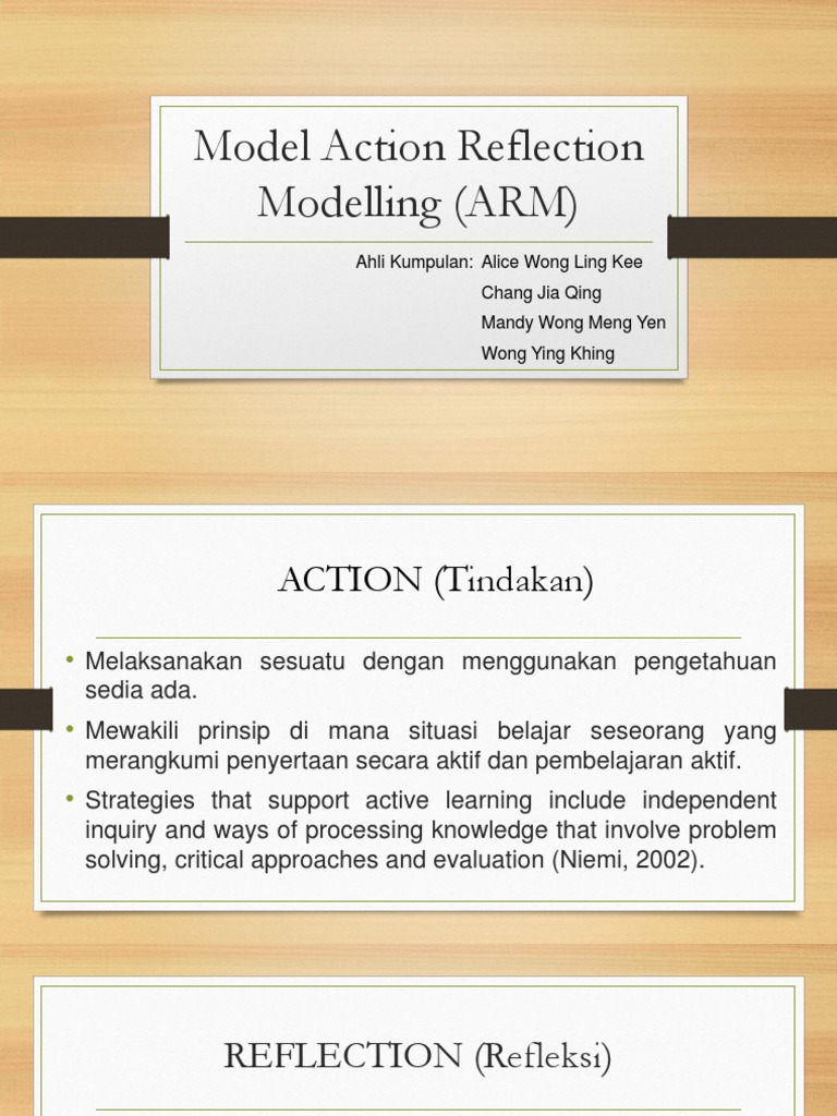 Model Action Reflection Modelling (ARM) | PDF