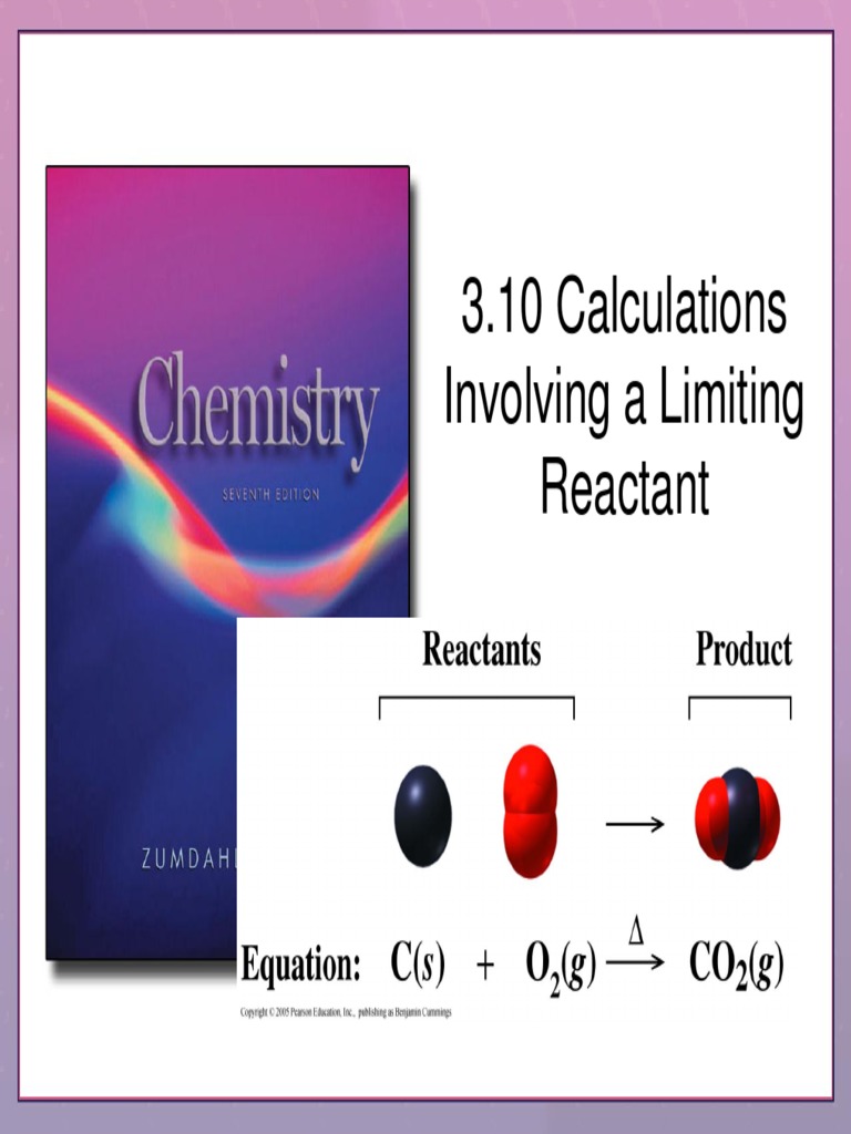 3 10 Calculations Involving A Limiting Reactant | PDF | Methanol | Mole (Unit)