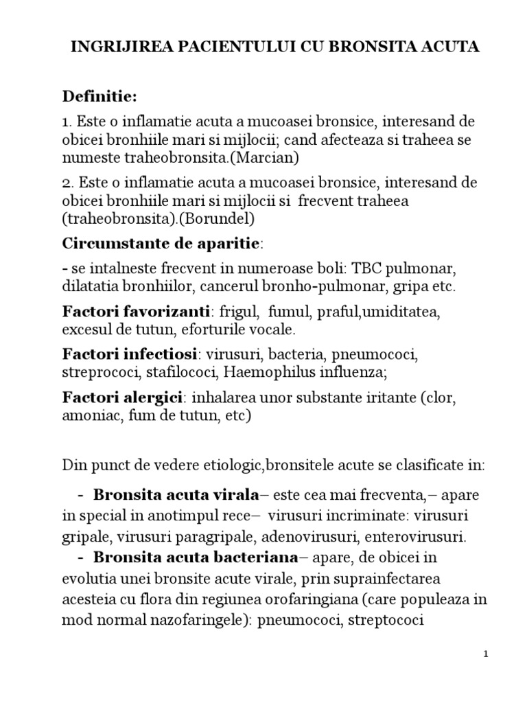 Bronsita Acuta | PDF | Antibióticos | Farmacología