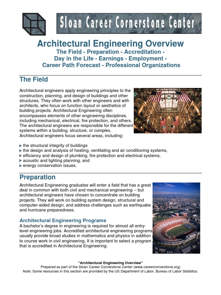 Architectural Engineering Career Guide | PDF | Art