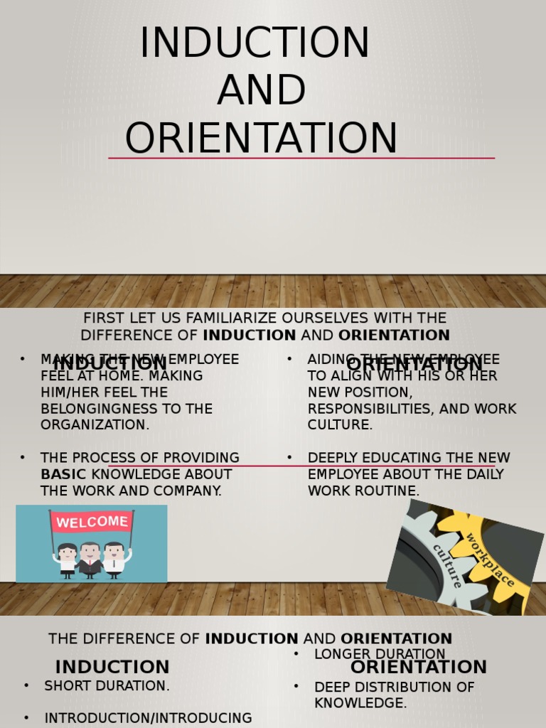 Induction vs. Orientation Explained | PDF | Employment | Cognitive Science