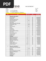 Contoh RAB Desain Interior | PDF