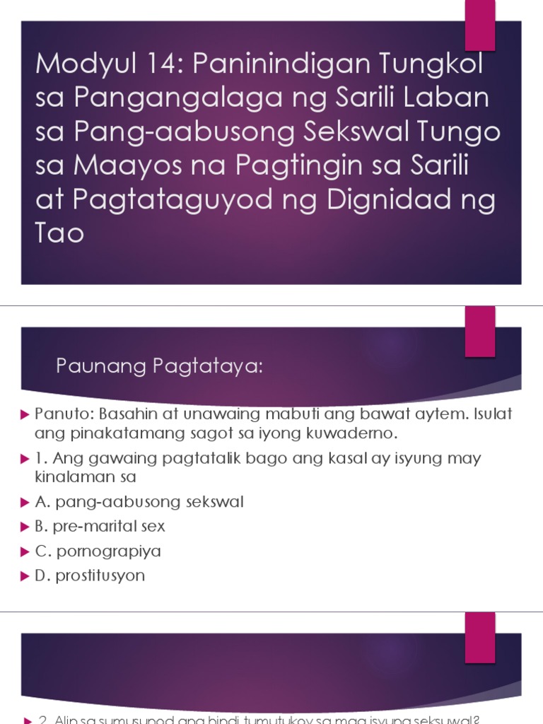 Modyul 14 g10 Sekswalidad | PDF