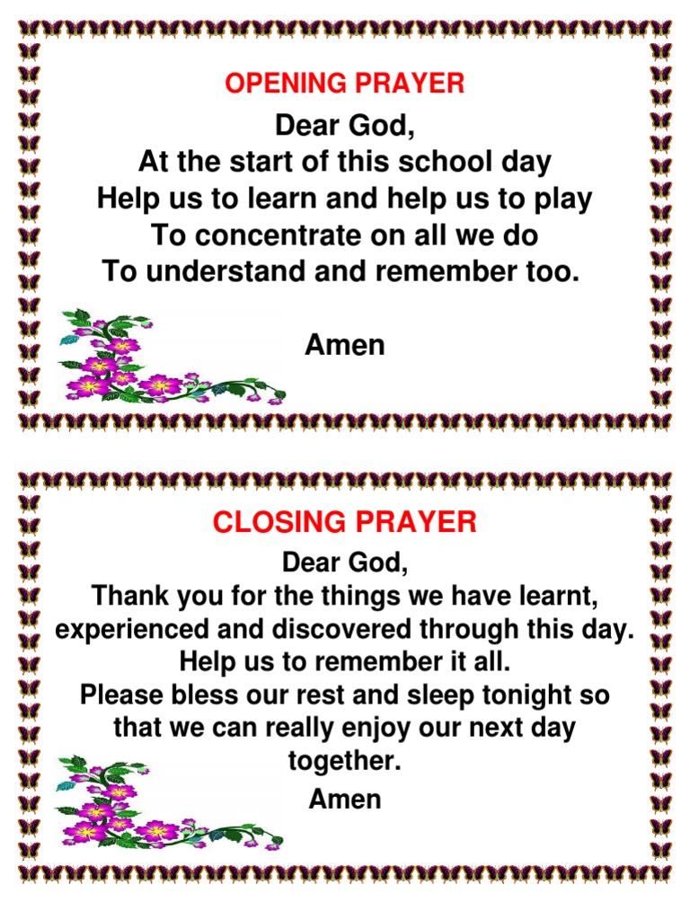 Opening Prayer | PDF