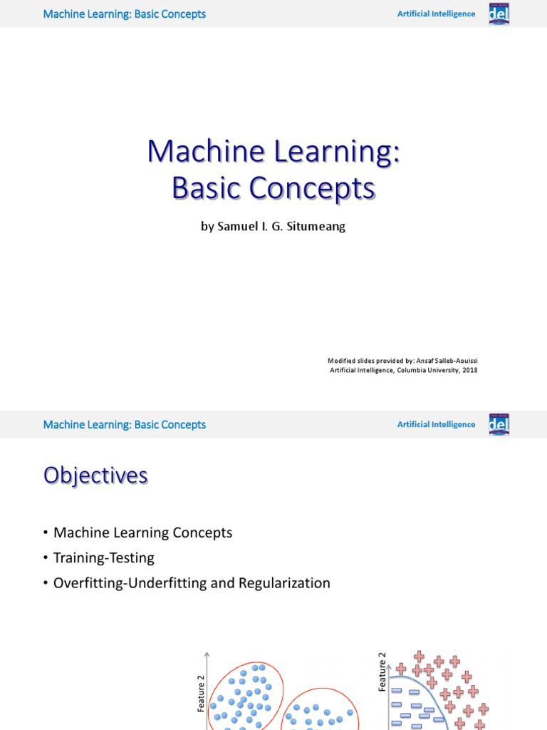 L10a - Machine Learning Basic Concepts | PDF | Cross Validation ...