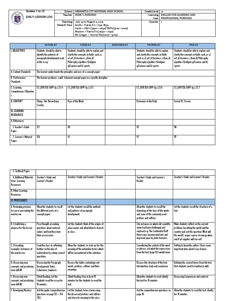 Eapp Week 9 | PDF | Reading Comprehension | Essays