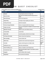 Skyrim Quest Checklist Guide | PDF | Nature