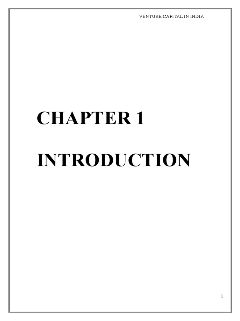 Blackbook Project On Venture Capital | PDF | Venture Capital ...