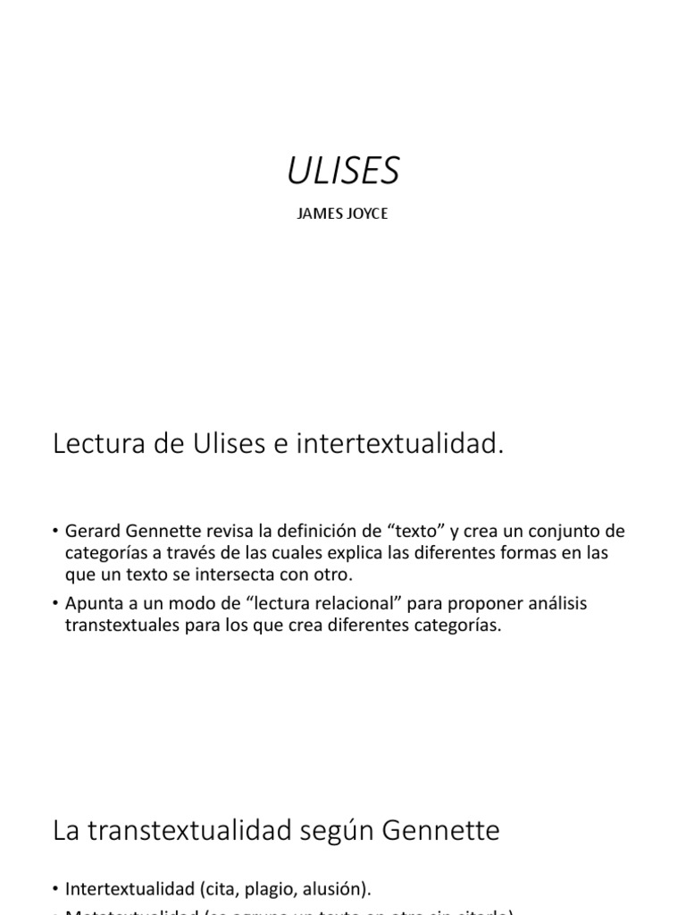 ULISES | PDF | Ulises (novela) | James Joyce