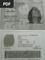 Cedula Alexander | PDF