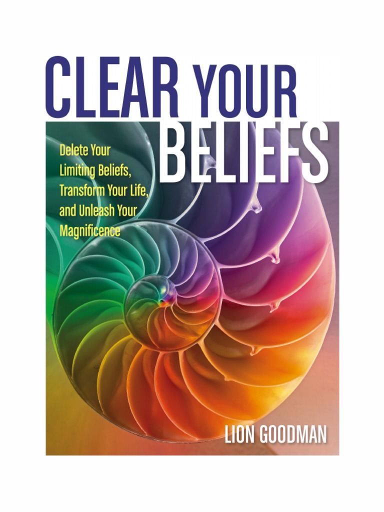 Clear Your Beliefs Ebook v11 2018b | PDF | Thought | Mind