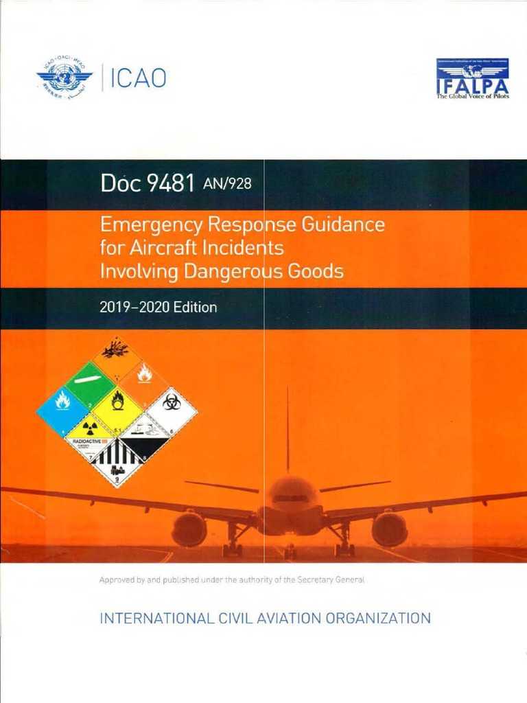 9481 (Red Book) Emergency Response Guidance PDF | PDF | Dangerous Goods ...