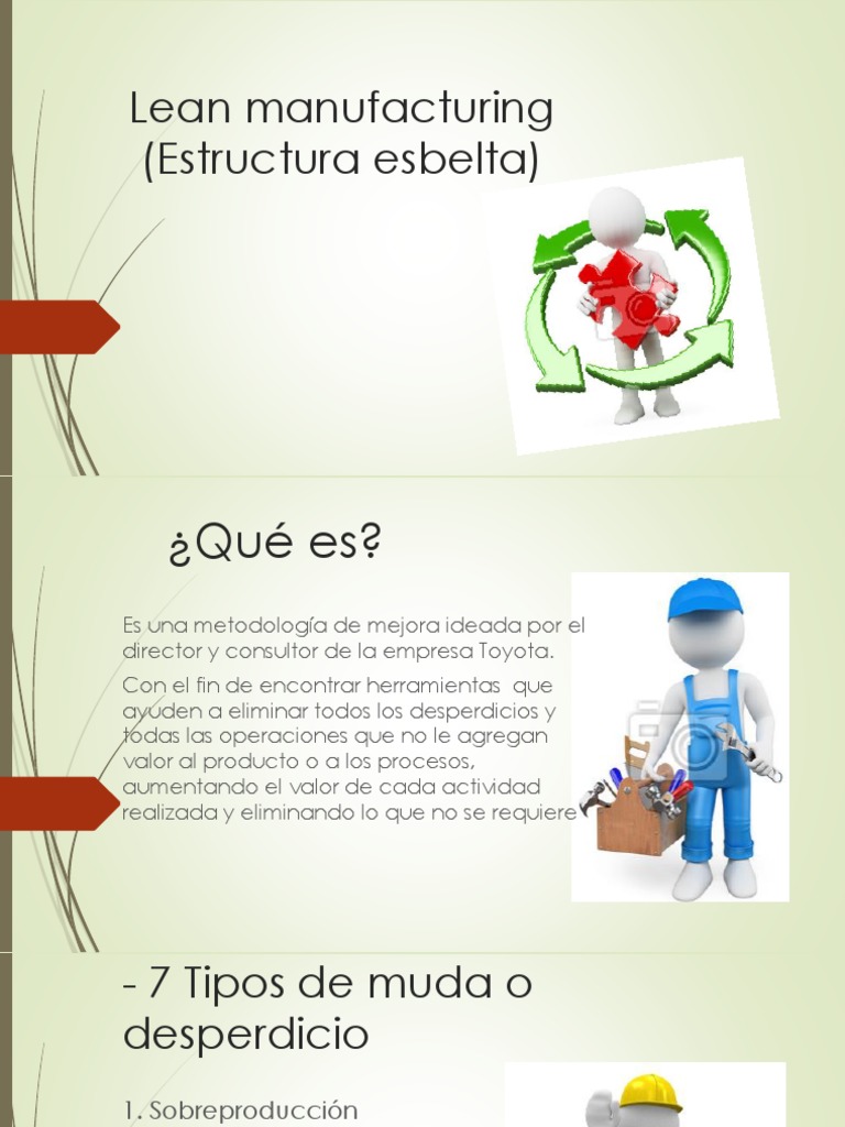 Lean Manufacturing | Descargar gratis PDF | Lean Manufacturing | Gestión de Procesos de Negocio