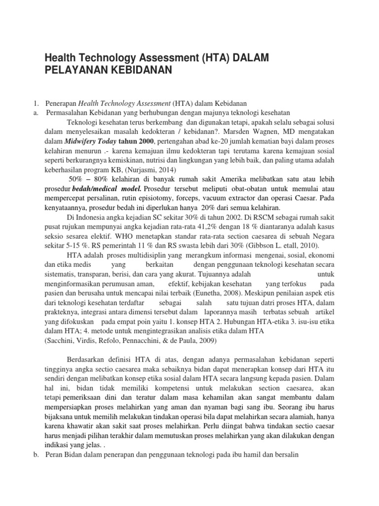 Materi Health Technology Assessment | PDF