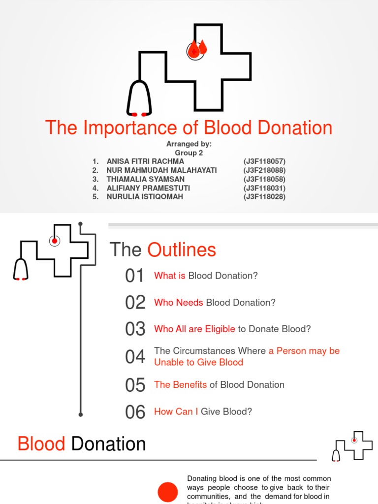 BLOOD DONATION (Autosaved) | PDF | Blood Donation | Physical Examination