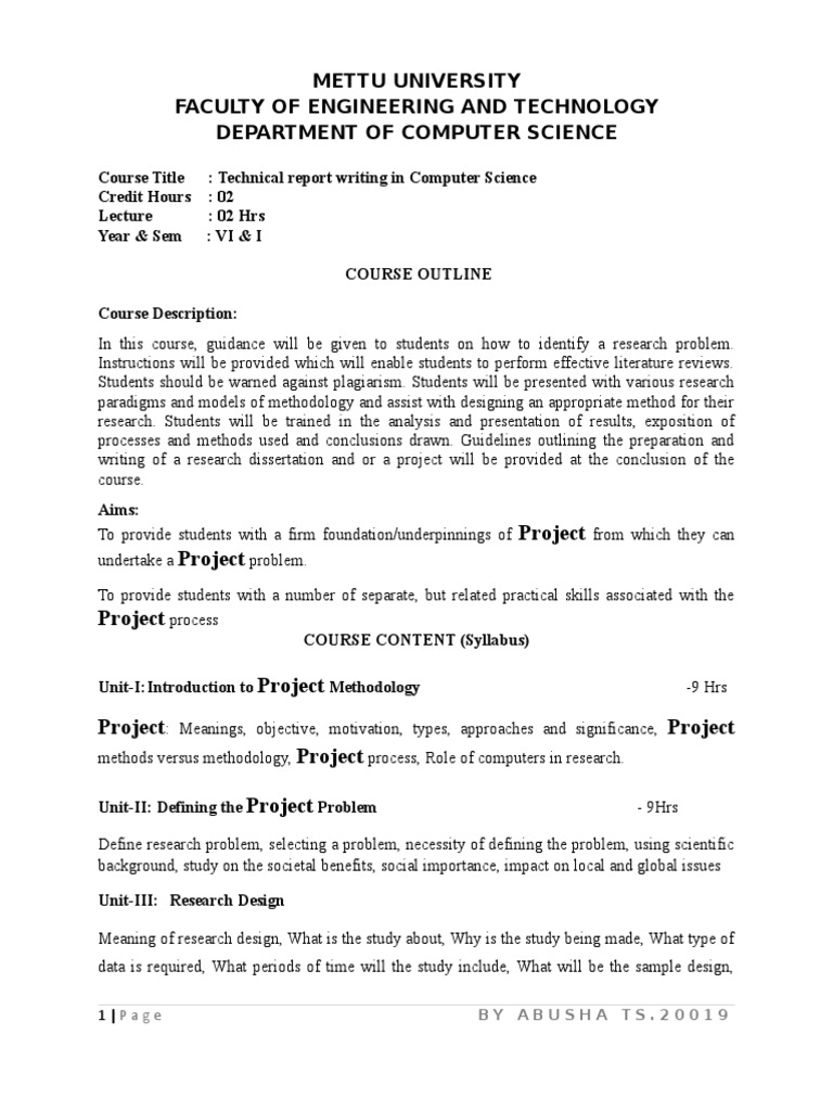Research Methodology in Computer Science | PDF | Computer Science ...