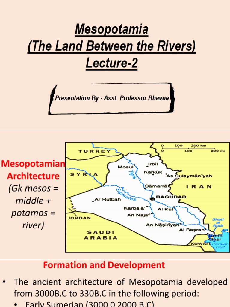 Mesopotamian - Civilization & Architecture - Lecture 2 PDF | PDF ...
