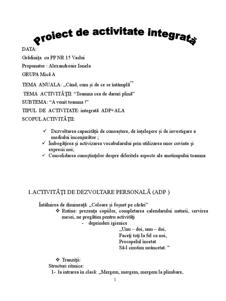 Proiect Adp Ala | PDF
