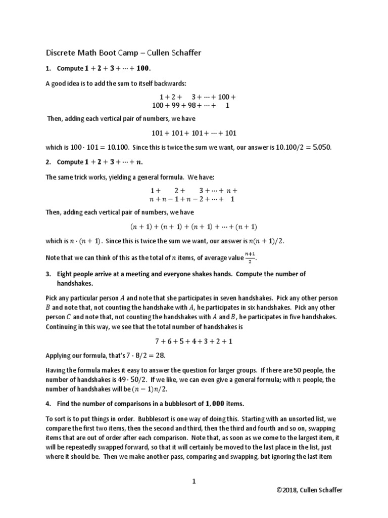 CSCI150 - Discrete Structure Text | PDF | Fraction (Mathematics) | Numbers