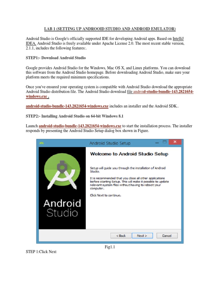 Task 1 Installation | Download Free PDF | Android (Operating System ...