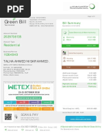 SEWA Bill Payment and History Guide | PDF | Invoice | Receipt