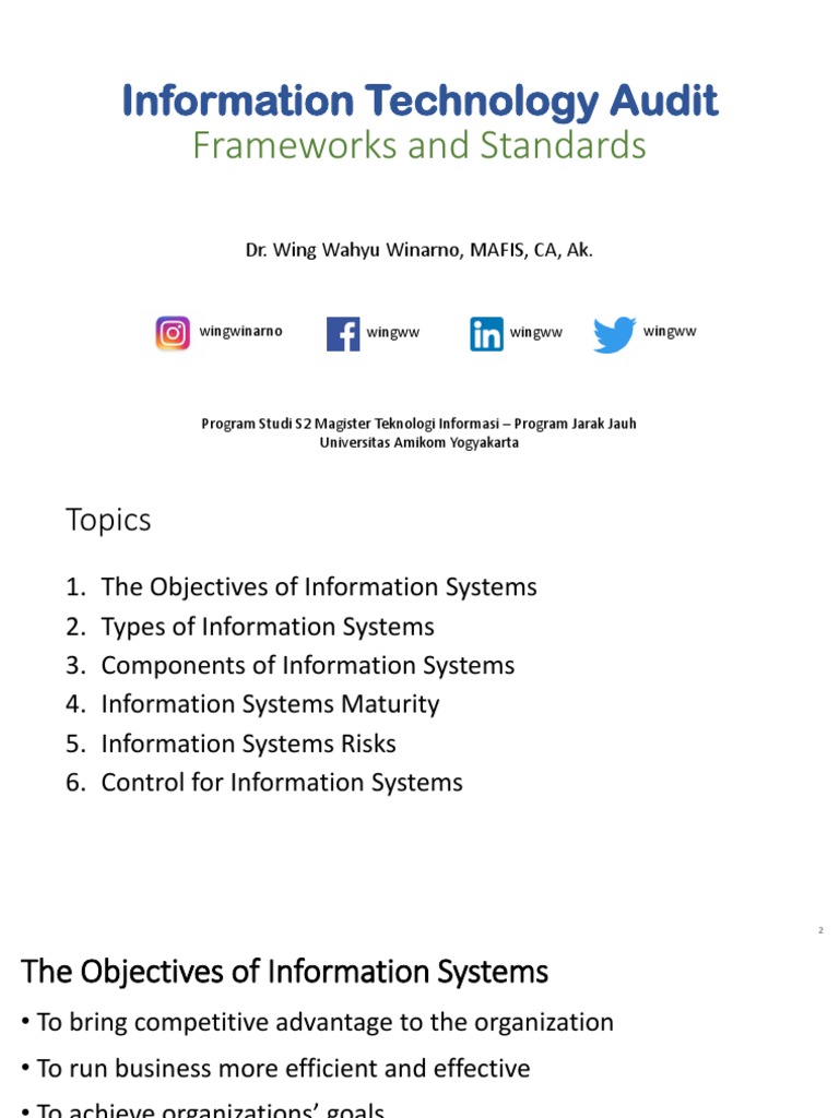 IT Audit - Framework | PDF | Itil | Cobit