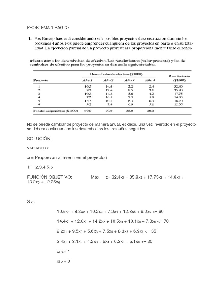 Problema 1 | PDF | Ciencias económicas | Economias