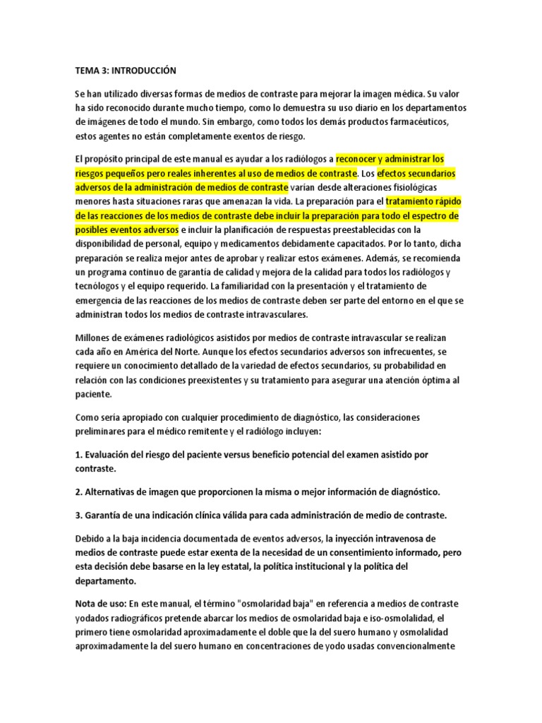 ACR Manual Contraste 10.2 (2018) | PDF | Alergia | Terapia intravenosa