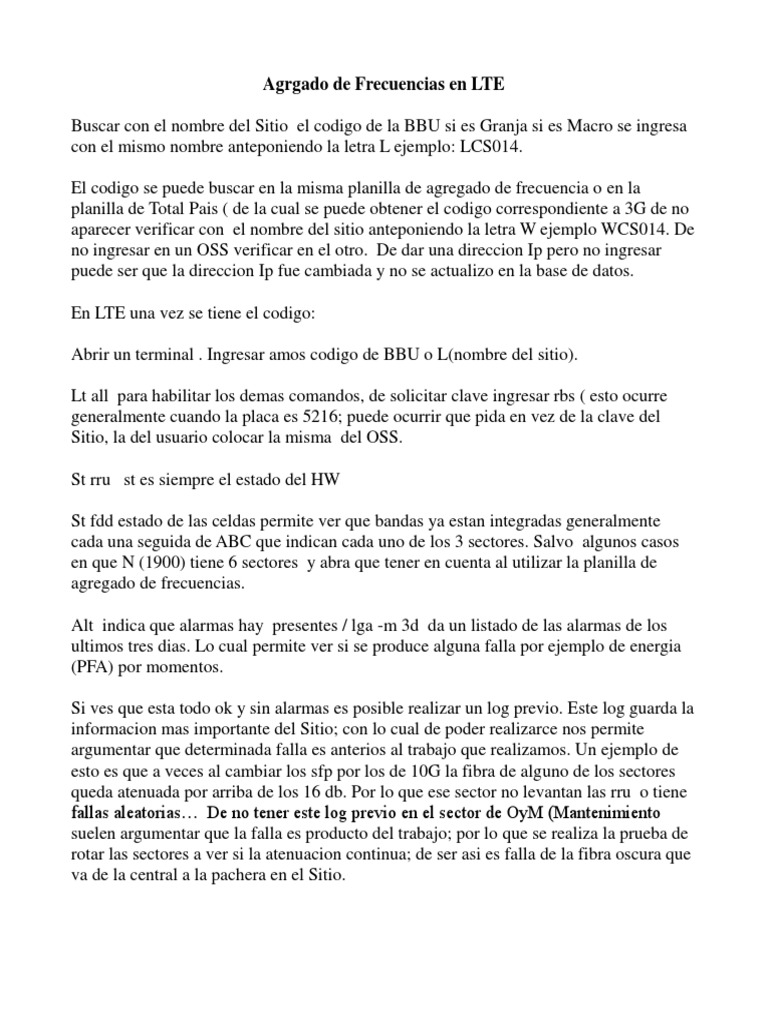 Ericsson LTE Basico | PDF | Ingeniería en telecomunicaciones | Inalámbrico