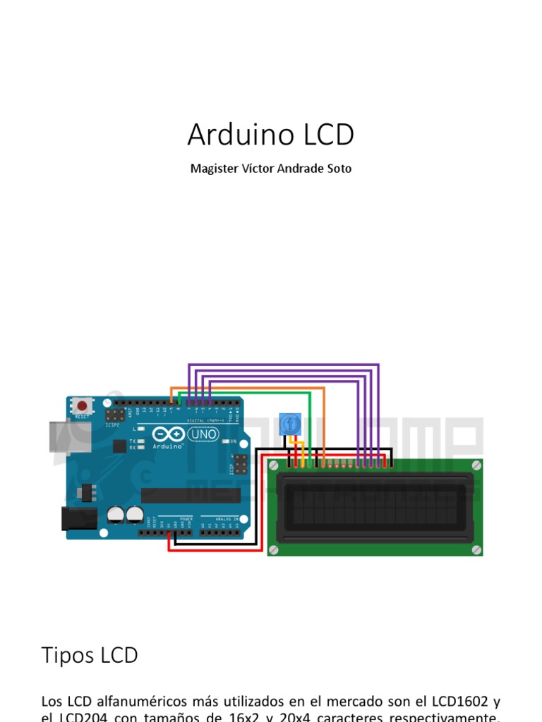 Arduino LCD Display | PDF | Pantalla de cristal líquido | Tecnología de ...