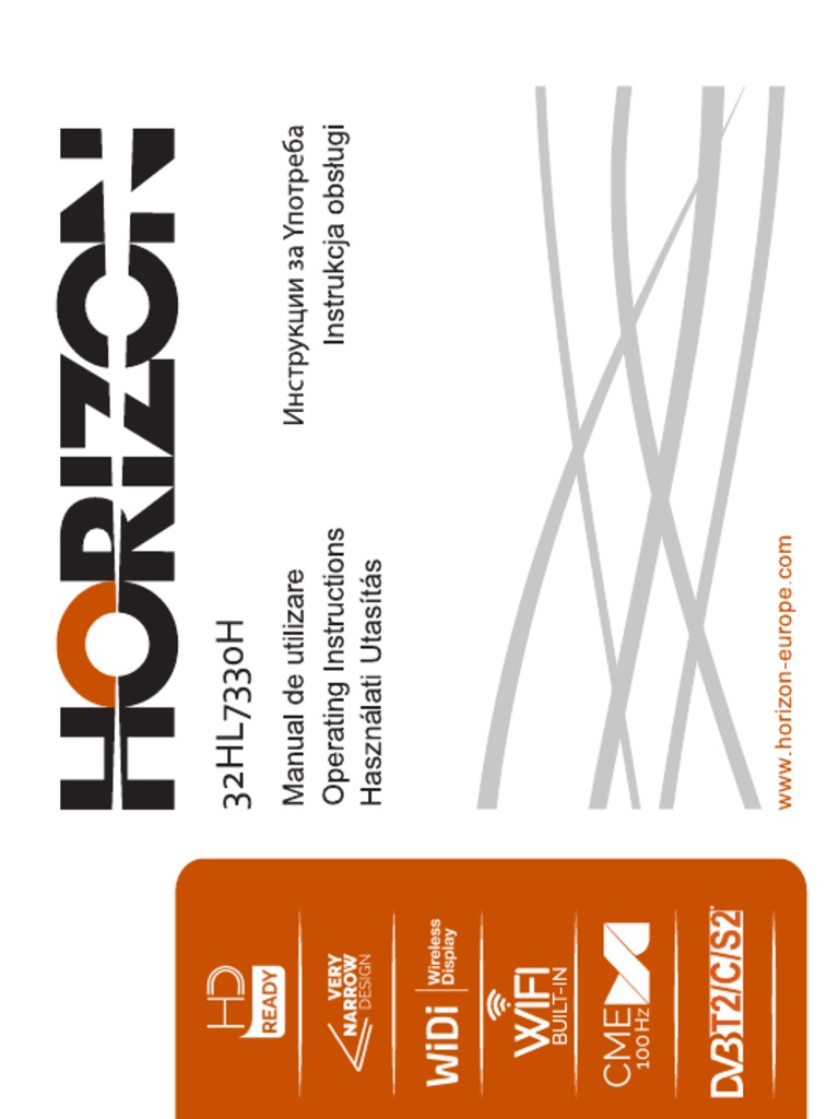 39HL7330F Horizon User Manual PDF | PDF | Business | Science & Mathematics