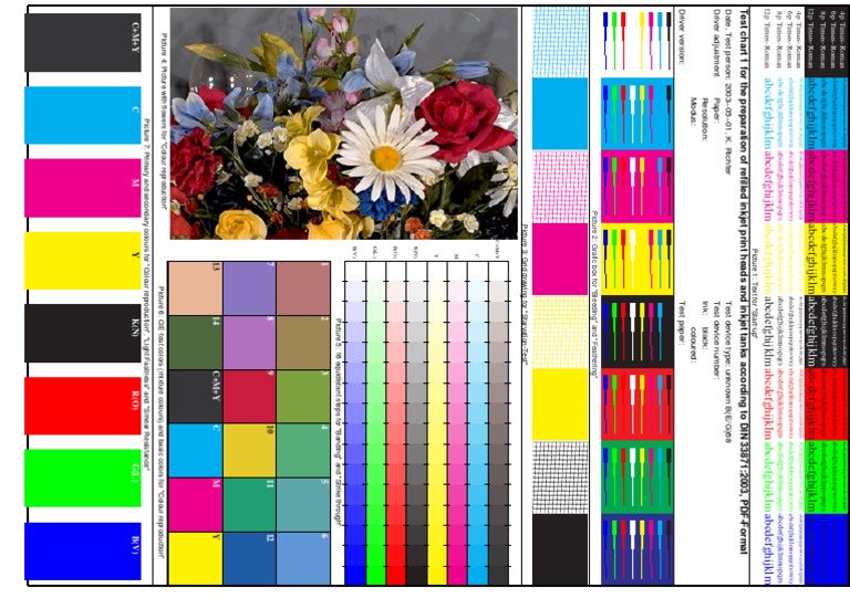 Printer Test Page | PDF | Printer (Computing) | Graphic Design