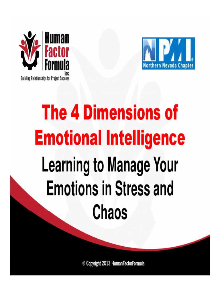 The 4 Dimensions of Emotional Intelligence | Download Free PDF ...