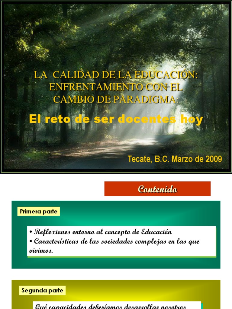 El Reto de Ser Docente Hoy | PDF | Maestros | Aprendizaje