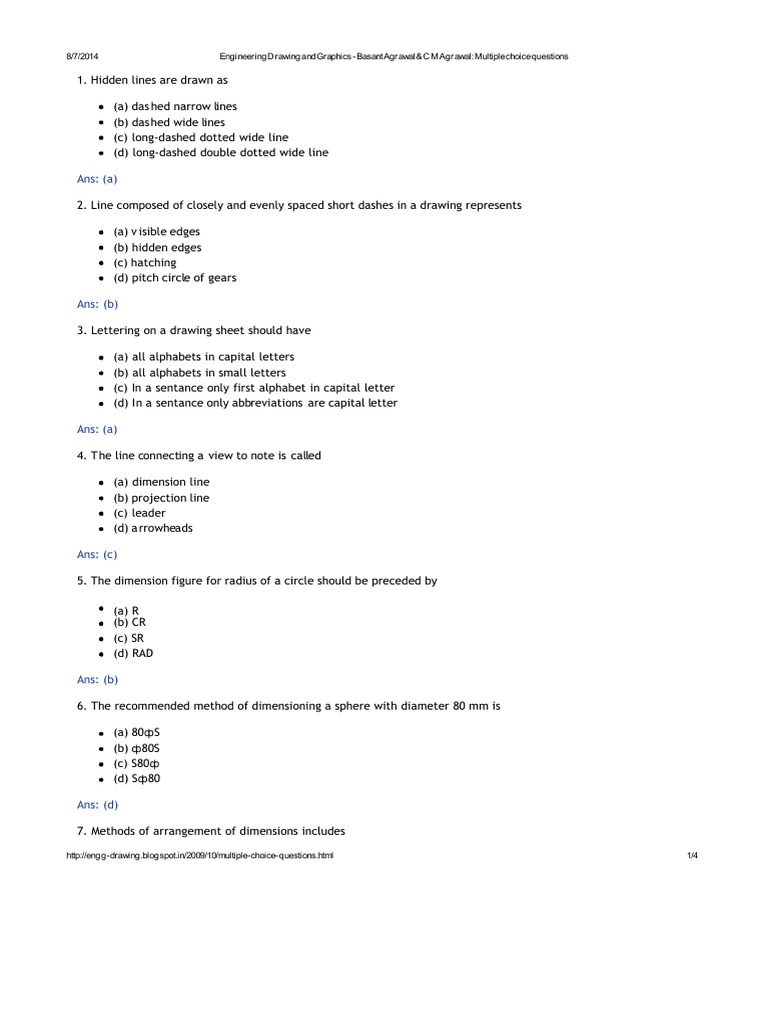 Engineering Drawing and Graphics - Basant Agrawal & C M Agrawal ...
