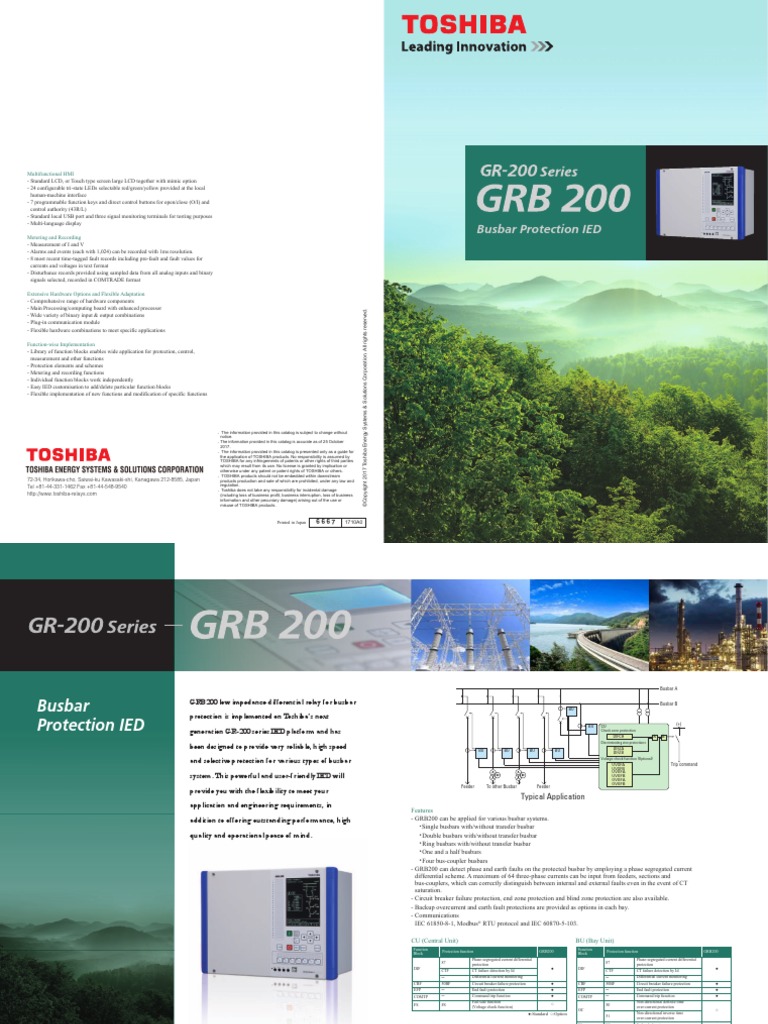 GRB 200 Busbar Protection | PDF | User Interface | Computer Hardware
